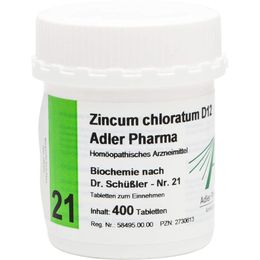 Biochemie Adler 21 Zincum chloratum D 12 Tabletten 400 St