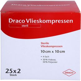 VLIESSTOFF-KOMPRESSEN steril 10x10 cm 4fach 25X2 St