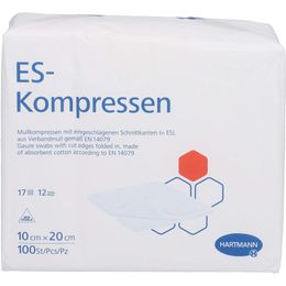 ES-KOMPRESSEN unsteril 10x20 cm 12fach 100 St