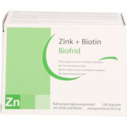 ZINK+BIOTIN Kapseln 100 St