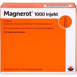 WÖRWAG PHARMA Magnerot 1000 Injekt Ampullen 10X10 ml