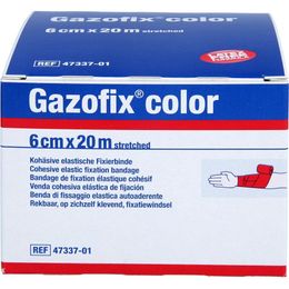 BSN Gazofix color Fixierbinde kohäsiv 6 cmx20 m pink 1 St