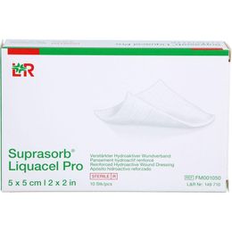 ToRa Pharma Suprasorb Liquacel Pro 5x5 cm Kompressen 10 St