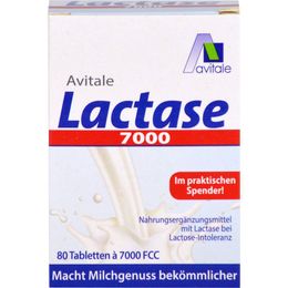 Avitale Lactase 7.000 Fcc Tabletten im Spender 80 St