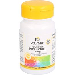 Beta Carotin Kapseln 15 mg nat&uuml;rlich 100 St