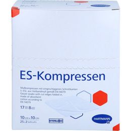 ES-KOMPRESSEN steril 10x10 cm 8fach 25X2 St