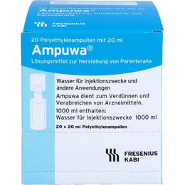 Fresenius Ampuwa Plastikampullen Injektions-/Infusionslsg. 20X20 ml