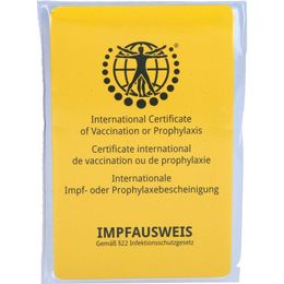 Impfausweis mit H&uuml;lle Scheckkartenformat 43 Zeilen 1 St
