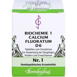 Bombastus Biochemie 1 Calcium fluoratum D 6 Tabletten 80 St