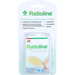 Lohmann & Rauscher Ratioline protect Blasenpflaster 4,2x6,8 cm 5 St