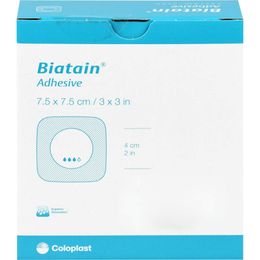 Avitamed Biatain Schaumverband 7,5x7,5 cm selbst haftend 10 St