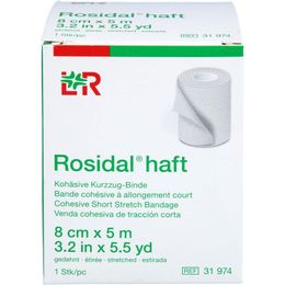 Lohmann & Rauscher Rosidal haft Kompressionsbinde 8 cmx5 m 1 St