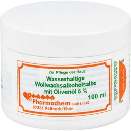 Wollwachsalkoholsalbe wasserh.m.Oliven&ouml;l 5% 100 g