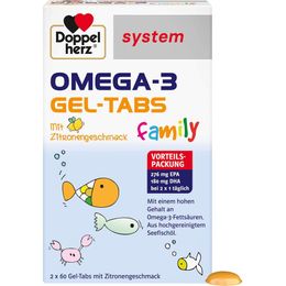 Queisser Doppelherz Omega-3 Gel-Tabs family system 120 St