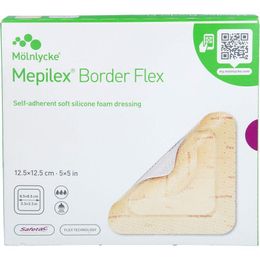 ACA M&uuml;ller Mepilex Border Flex Schaumverb.haft.12,5x12,5 cm 5 St