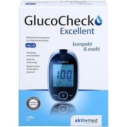 Glucocheck Excellent Blutzuckermessger.Set mg/dl 1 St