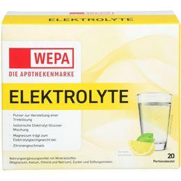 WEPA Elektrolyte Pulver Zitrone 20X5.6 g
