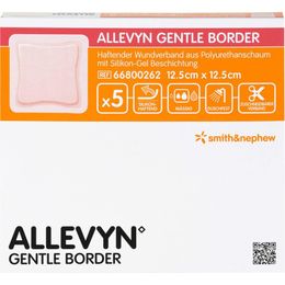 kohlpharma Allevyn Gentle Border 12,5x12,5 cm Schaumverb. 5 St