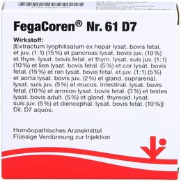 Fegacoren Nr.61 D 7 Ampullen 5X2 ml