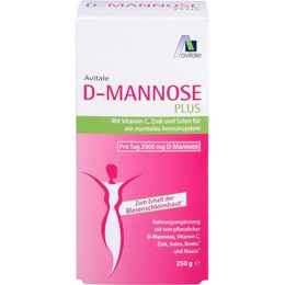Avitale D-MANNOSE Plus 2000 mg Pulver m.Vit.u.Mineralstof. 250 g