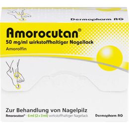 Amorocutan 50 mg/ml wirkstoffhaltiger Nagellack 6 ml