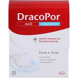 Dracopor waterproof Wundverband 15x15 cm steril 25 St