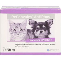 Reconvales AntiPhos flüssig f.Hunde/Katzen 3X90 ml