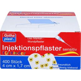 Gothaplast Injektionspfl.Kinder Blume 1,7x4 cm 400 St