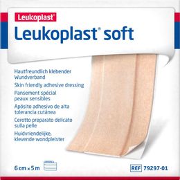 BSN Leukoplast soft Pflaster 6 cmx5 m Rolle 1 St