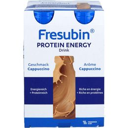 Fresenius Fresubin Protein Energy Drink Cappuccino Trinkflasche Trinknahrung 4X200 ml