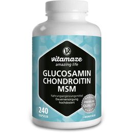 Vitamaze GmbH Glucosamin Chondroitin Msm Vitamin C Kapseln 240 St