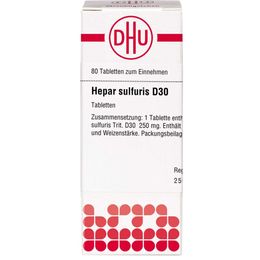 DHU-Arzneimittel Hepar Sulfuris D 30 Tabletten 80 St