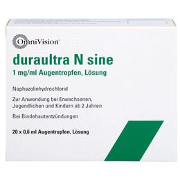 OmniVision GmbH Duraultra N sine Augentropfen 20X0.6 ml