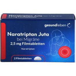 Naratriptan Juta bei Migr&auml;ne 2,5 mg Filmtabletten 2 St