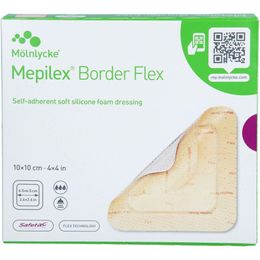 ToRa Pharma Mepilex Border Flex Schaumverb.haft.10x10 cm 5 St