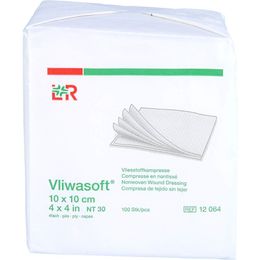 B2B Medical Vliwasoft Vlieskompressen unsteril 10x10 cm 4l. 100 St