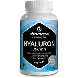 Vitamaze GmbH Hyalurons&auml;ure 300 mg hochdosiert vegan Kapseln 90 St