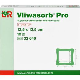 Lohmann & Rauscher Vliwasorb Pro superabsorb.Komp.steril 12,5x12,5 cm 10 St