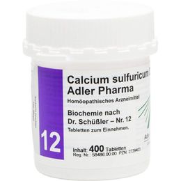 Biochemie Adler 12 Calcium sulfuricum D 6 Tabl. 400 St