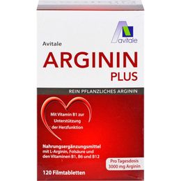 Avitale Arginin Plus Vitamin B1+B6+B12+Fols&auml;ure Filmtabl. 120 St