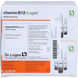 Dr. Loges + Co. GmbH Vitamin B12-LOGES Injektionsl&ouml;sung Ampullen 100X2 ml