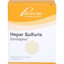 Pascoe Hepar Sulfuris Similiaplex Tabletten 100 St