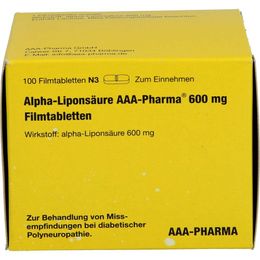 Alpha Liponsäure AAA- Pharma 600 mg Filmtabletten 100 St