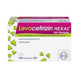 HEXAL® Levocetirizin Hexal bei Allergien 5 mg Filmtabl. 100 St