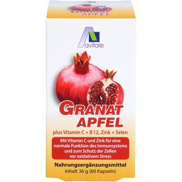 Avitale Granatapfel 500 mg plus Vit.C+B12+Zink+Selen Kaps. 60 St