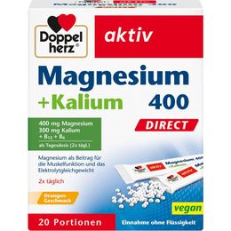 Queisser Doppelherz Magnesium+Kalium Direct Portionsbeutel 20 St