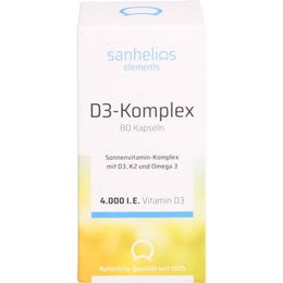 Sanhelios Vitamin D3 Sonnenvitamin-Komplex mit K2 80 St
