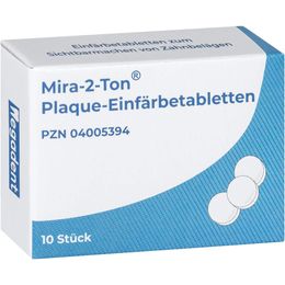 Mira 2 Ton Plaque Einf&auml;rbe Tabletten 10 St