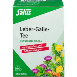 Leber GALLE-Tee Kr&auml;utertee Nr.18a Salus Filterbtl. 15 St