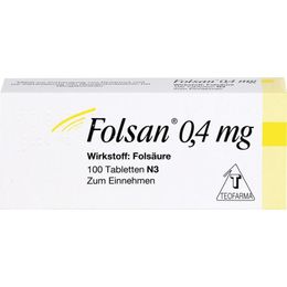 Folsan 0,4 mg Tabletten 100 St